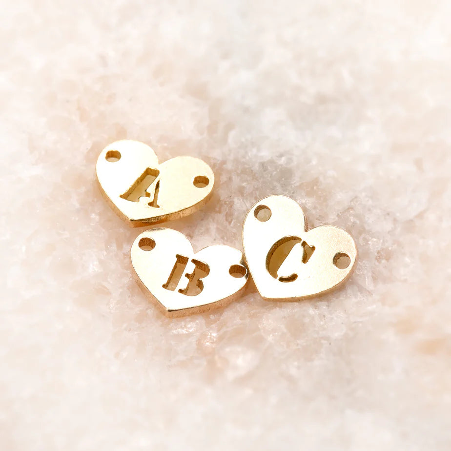 Heart Letter Connectors – Piney Woods Designs LLC